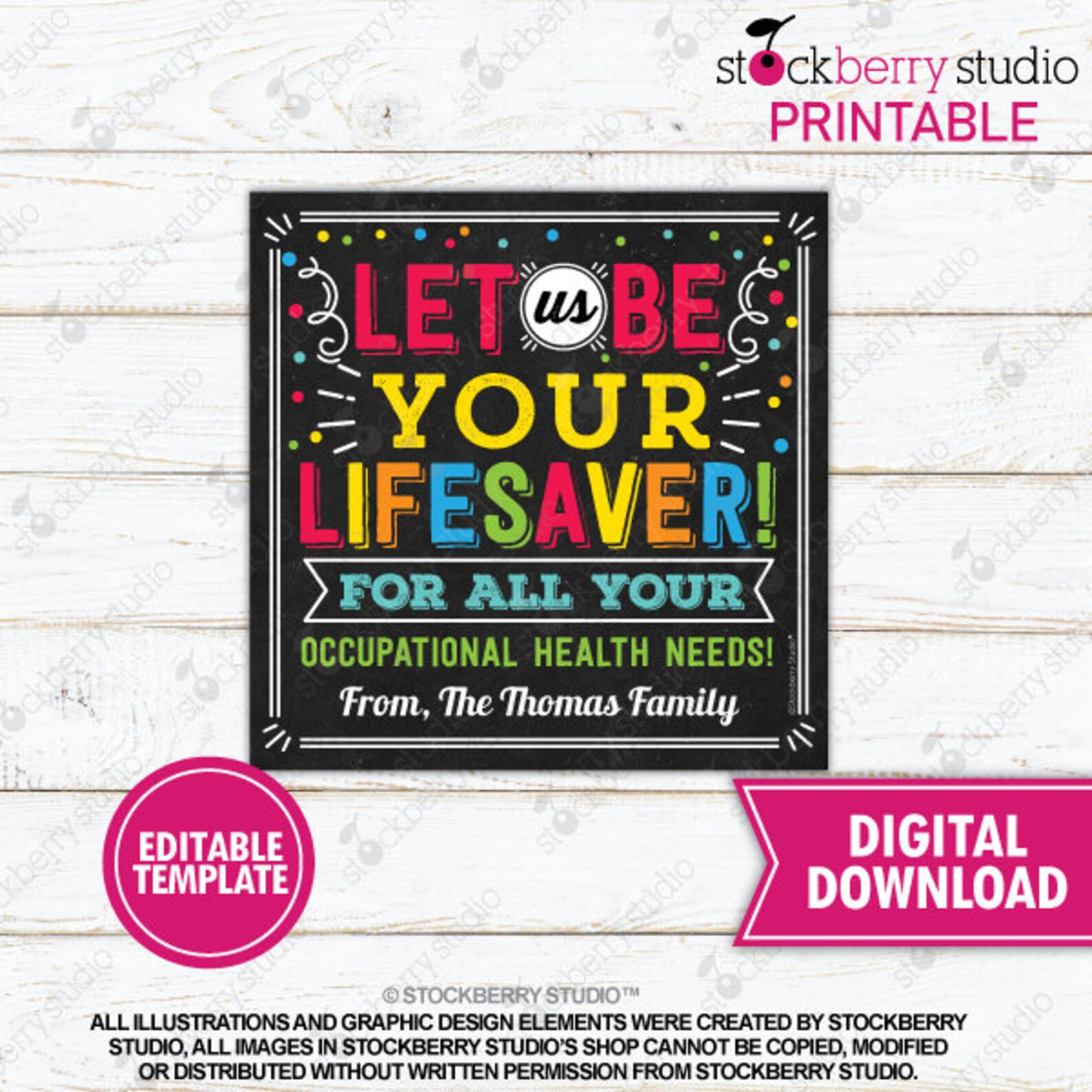 Let Us Be Your Lifesaver Tag Printable Teacher Appreciation - Etsy