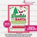 Donuts With Santa Flyer Printable PTO PTA School Fundraiser Invitation ...