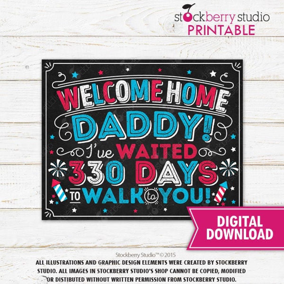 Welcome Home From Deployment Sign Welcome Home Daddy Military - Etsy