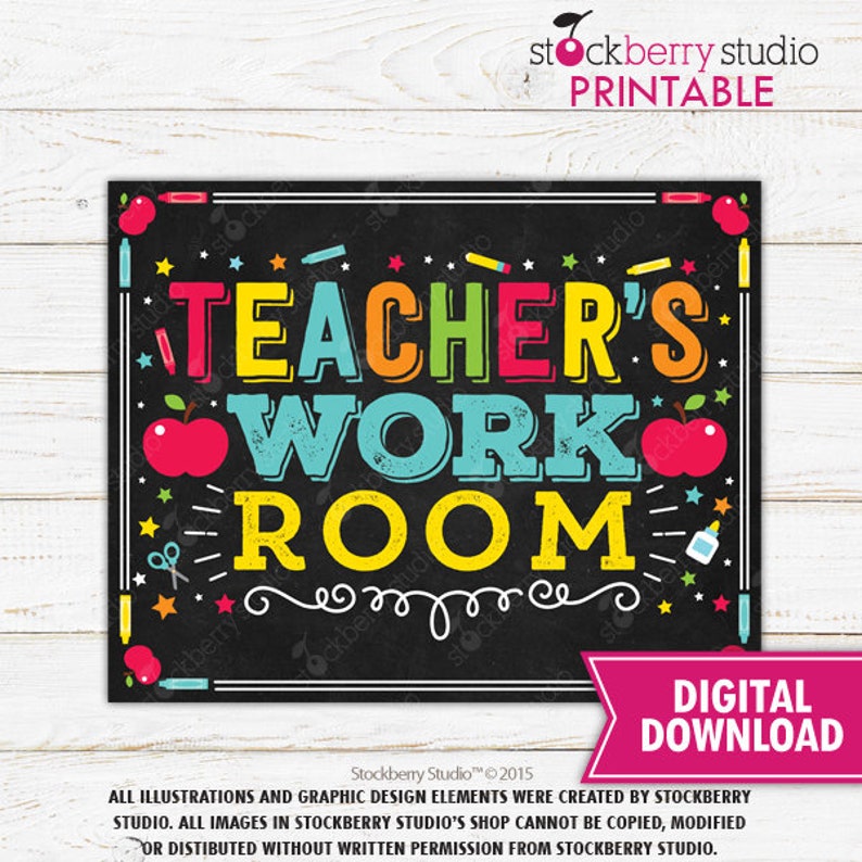 Teacher Lounge Sign Teacher Work Room Teacher Lounge Decor - Etsy