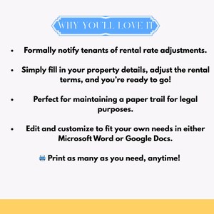 Editable Rent Reminder Letter Template: Landlord Payment Notice (word ...
