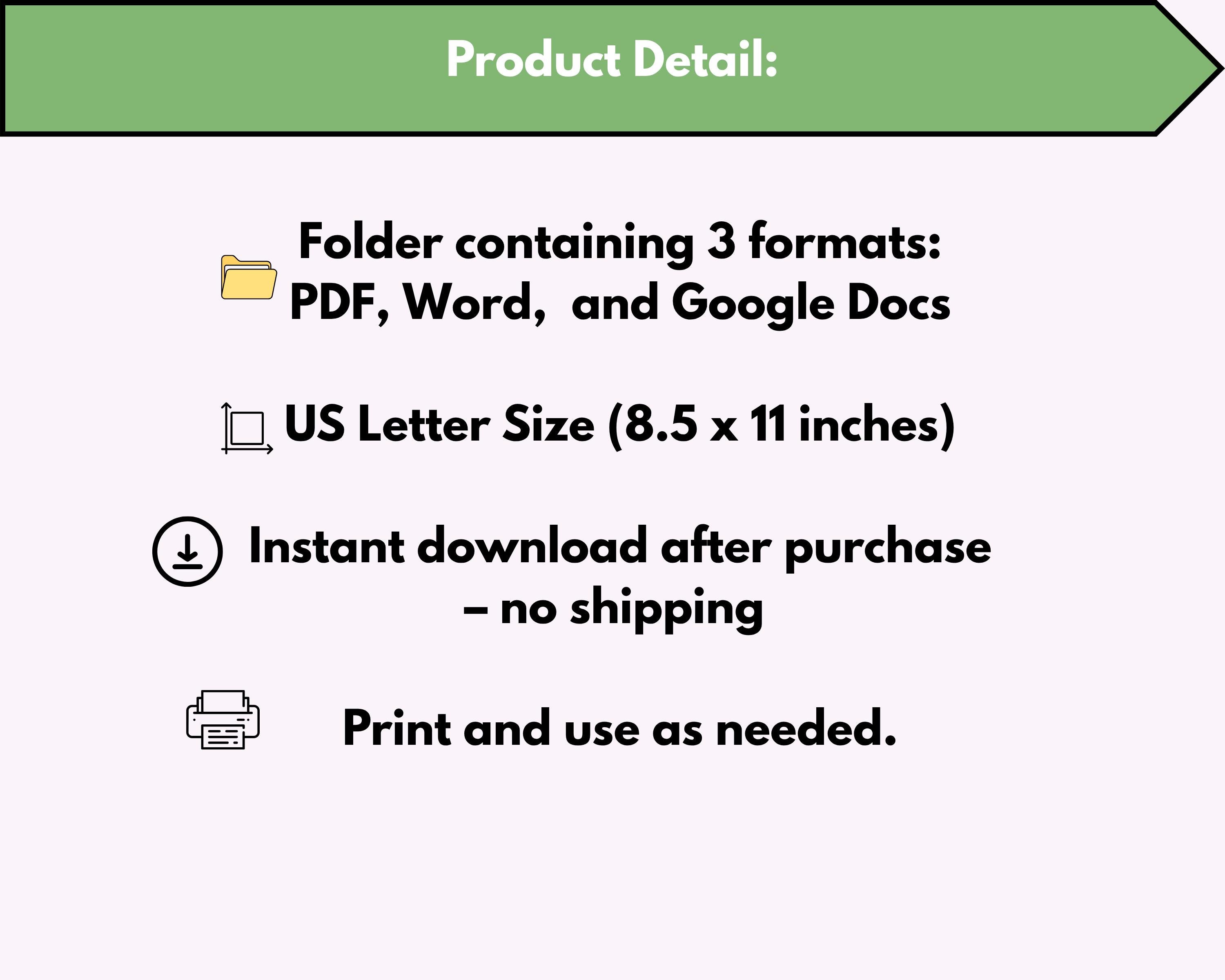 Printable Tenant Maintenance Log: Property Management Form (PDF, Word ...