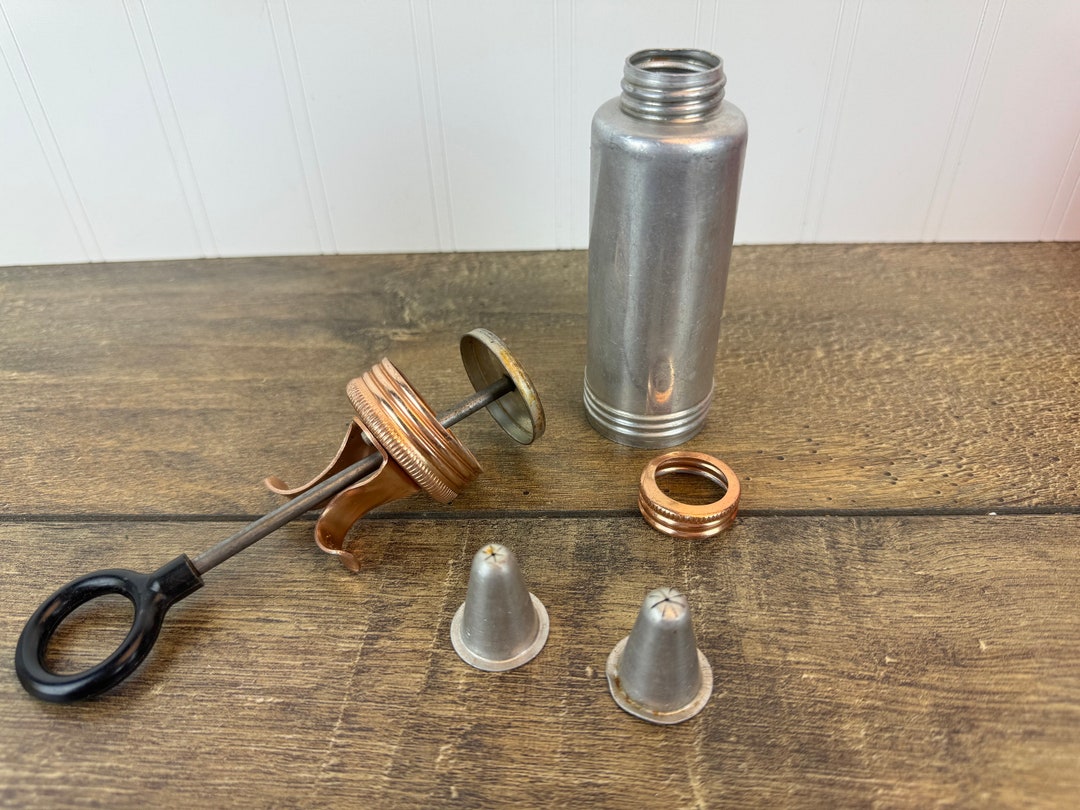 Vintage Mini Cookie Press Decorative Spritz Gun With Two Tips - Etsy