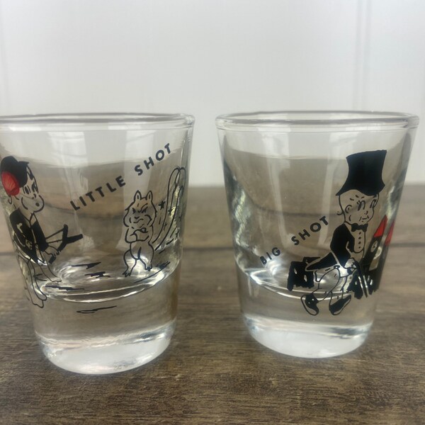 Vintage Shot Glasses - Etsy