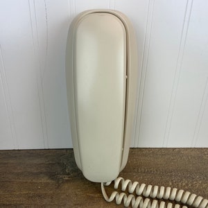 Vintage GE Beige Push Button Telephone for Wall or Desk Retro Land Line ...