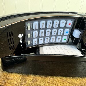 Vintage Black Push Button Telephone for Wall or Desk Retro Land Line ...