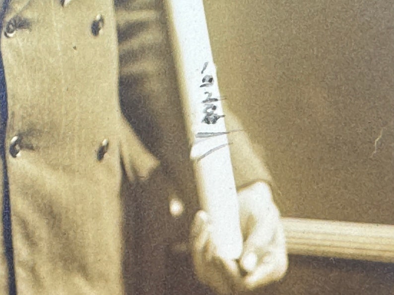 Antique 1928 Cabinet Card Graduation Portrait of Young Man With Folding ...