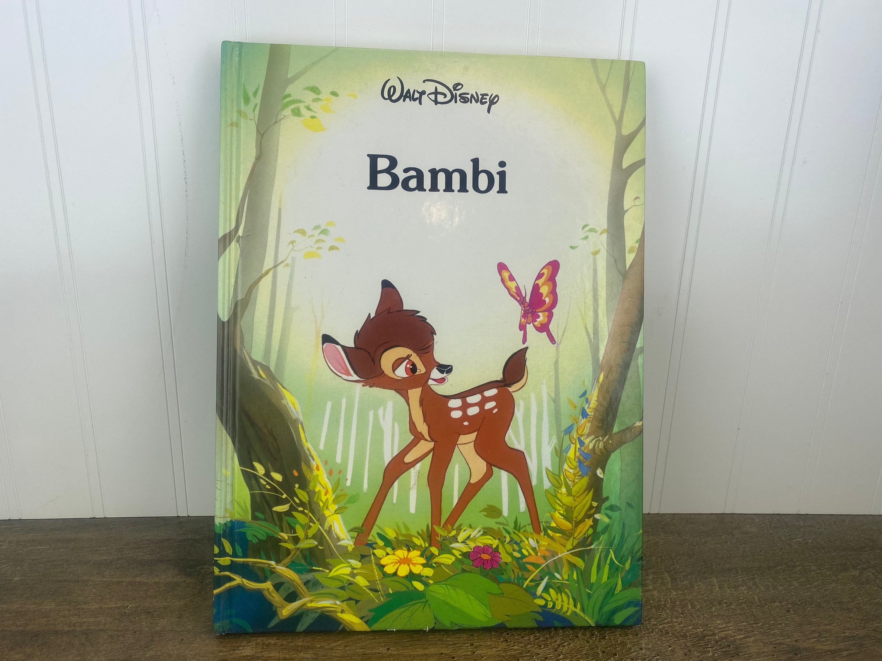 Vintage Copy of Walt Disney's Bambi Hardcover With Color Illustrations ...