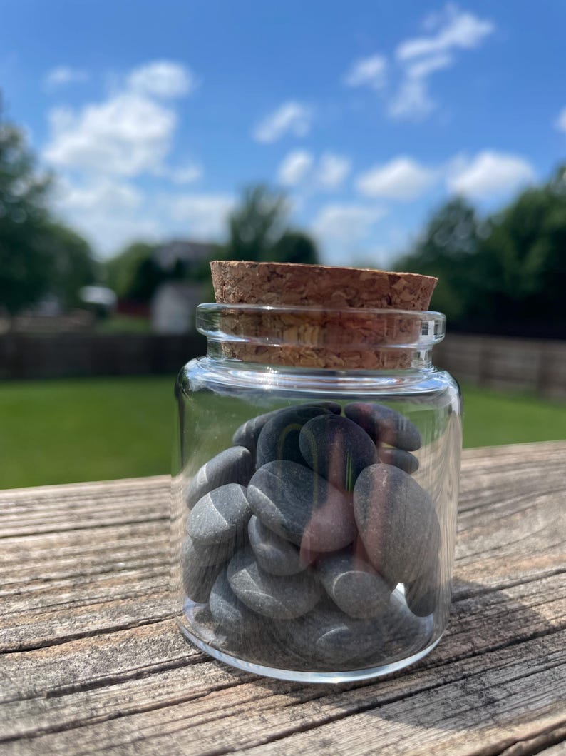 Lake Michigan Basalt Pebbles – Natural Tiny Black Stones (optional ...