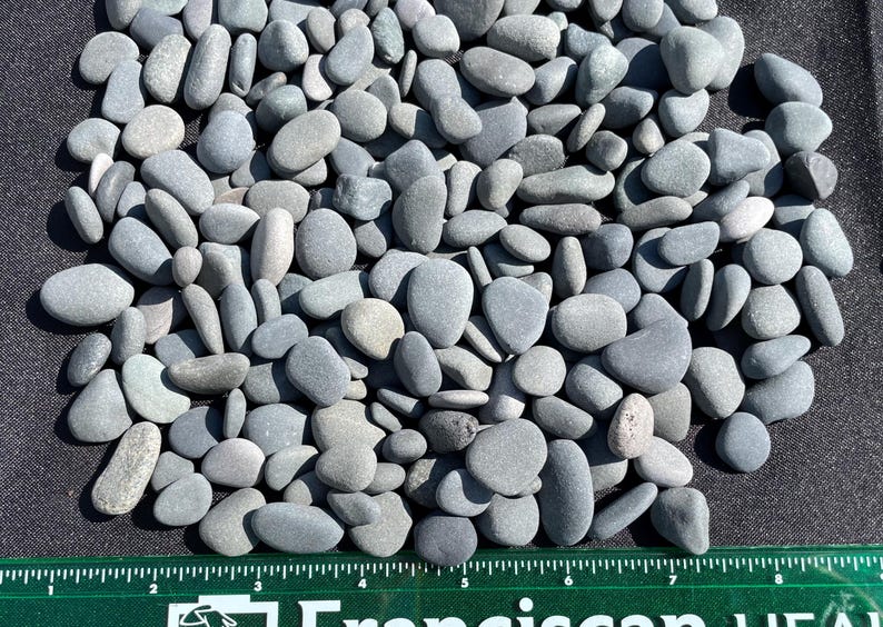 Lake Michigan Basalt Pebbles – Natural Tiny Black Stones (optional ...
