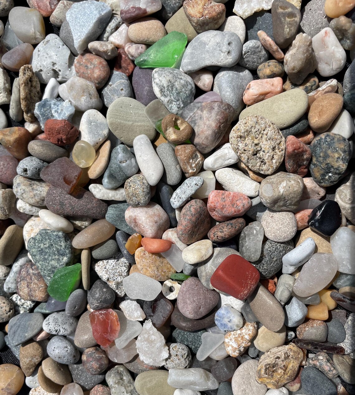 Lake Michigan Pebbles | Natural Beach Stones for Display, Crafts, Zen ...