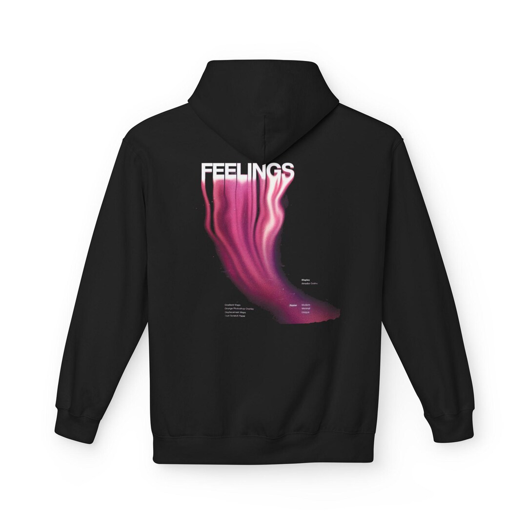 Pink Waterfall Graphic Hoodie | Soft Fleece, Pastel - Etsy