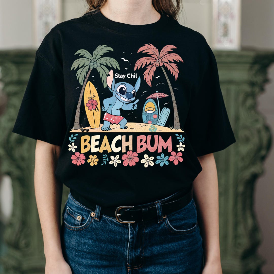 Colorful Summertime Beach Bum PNG, Tropical Vacation Design, Sun and ...