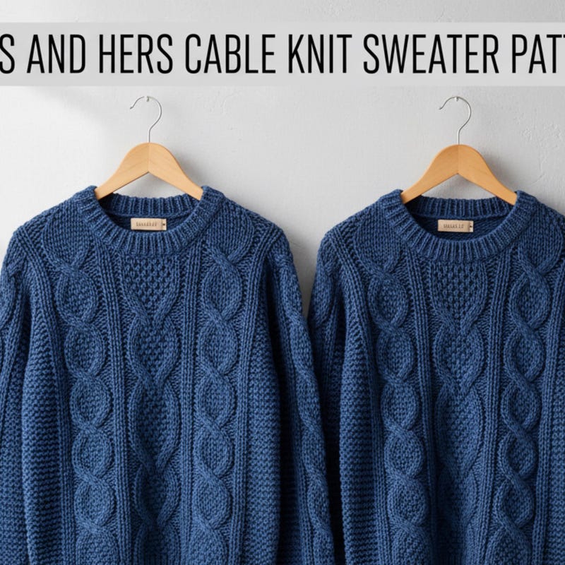 Couples Knitting Pattern - Etsy