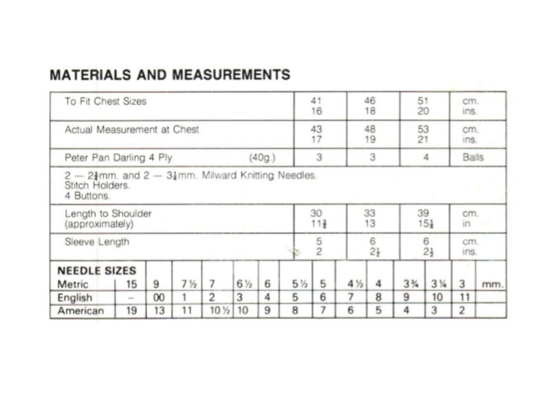 Baby Dress Knitting Patterns, Size 16" - 20" Chest, PDF Download -4 Ply ...