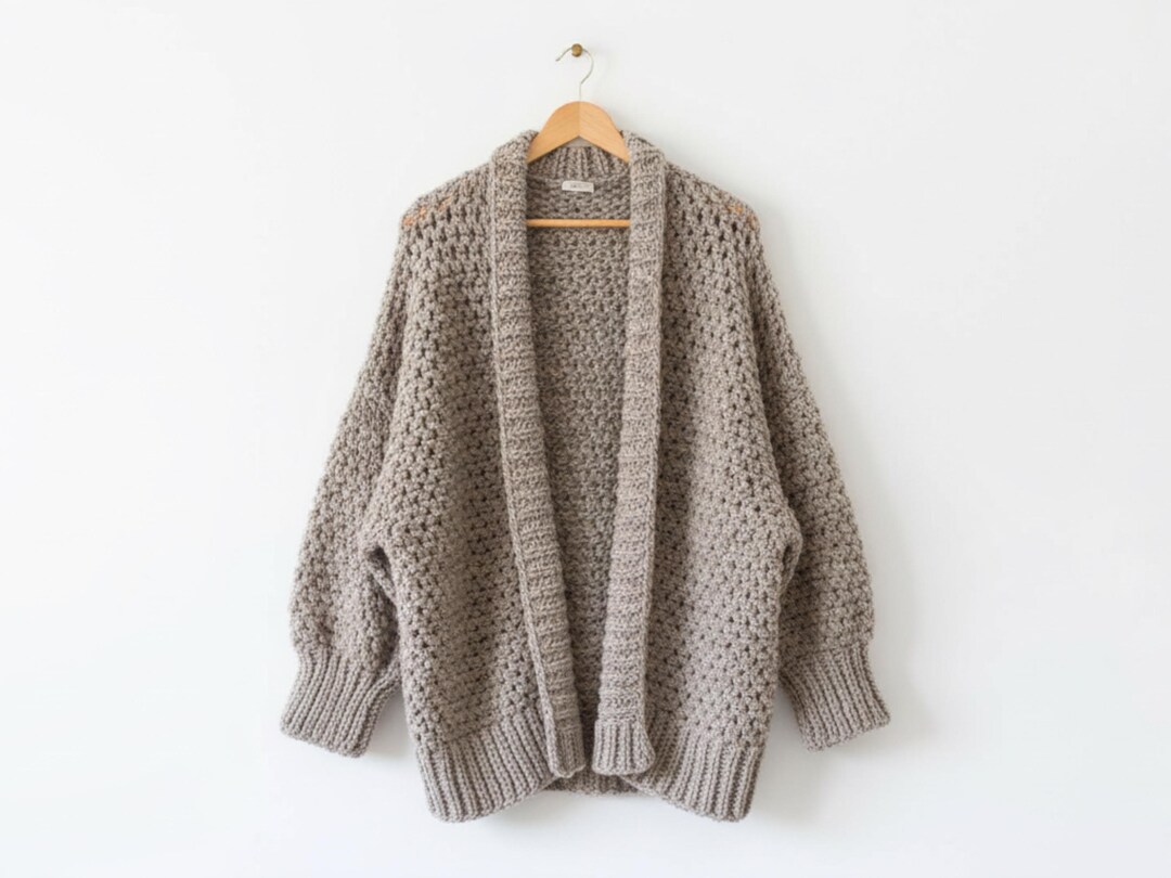 Cardigan Patterns/cardigan Knitting Patterns Chunky Ribbed Cardigan ...