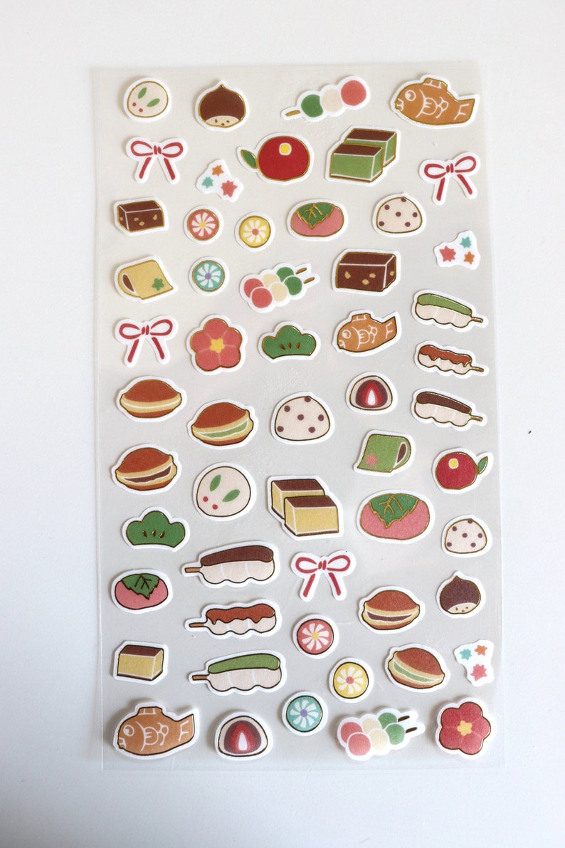 Nihon Stickers Japanese themed Stickers 1 sheet | Etsy