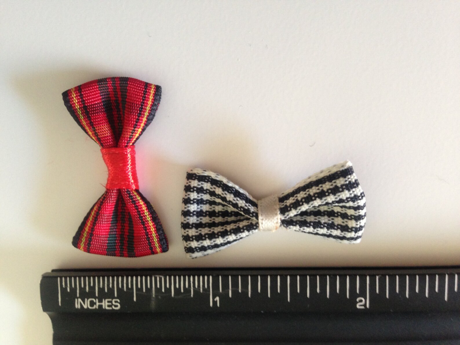 Kawaii Tartan Checker Bows Japanese Bow Appliques 4 Pairs - Etsy