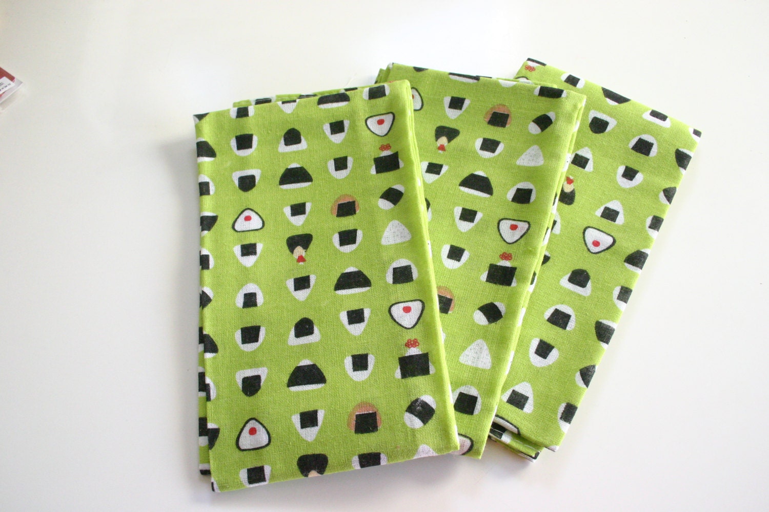 Sushi San Napkin Japanese Print Fabric Piece 1 Piece 87 X - Etsy