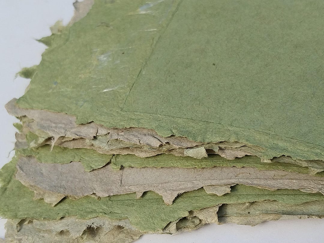 Handmade Plantable Paper: 4x6 Inch (12 Pack) Dry Media Crafting ...