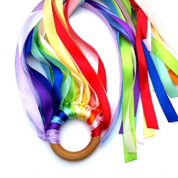 Double Ribbon Wand - Etsy