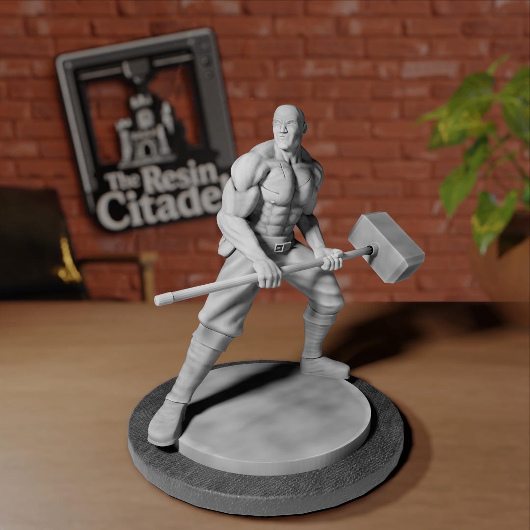 Goliath Barbarian Berserker Half-giant | Roleplay and TTRPG Miniatures ...