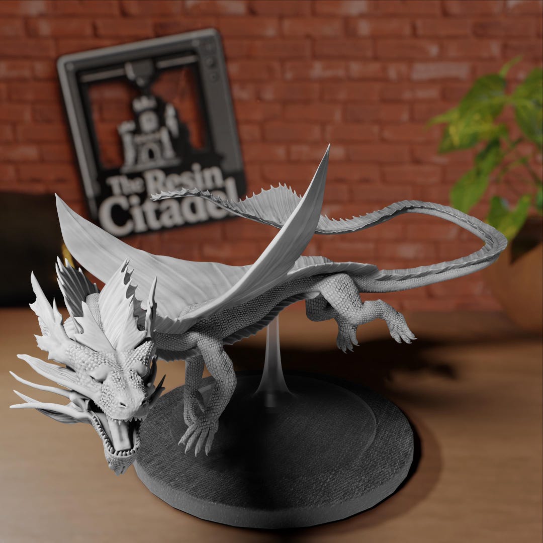 Young Gold Dragon Miniature: Dungeons and Dragons, Pathfinder TTRPG - Etsy