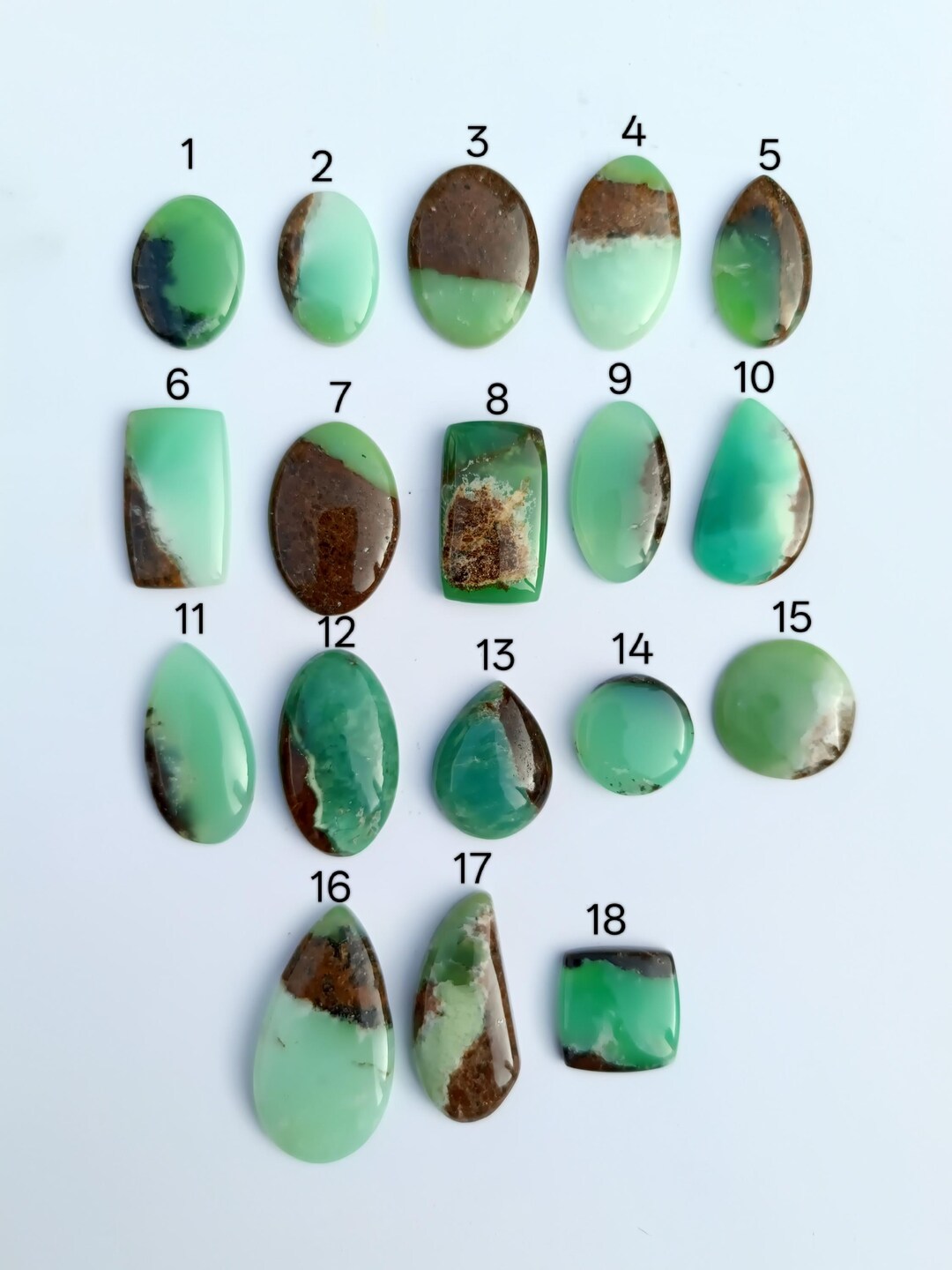 Natural Chrysoprase Gemstone Mix Shape Amazing Quality Chrysoprase ...