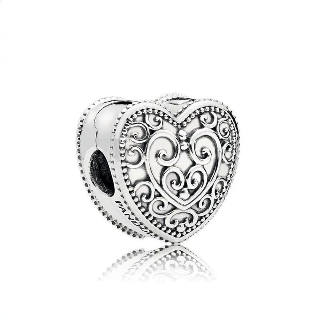Pandora Enchanted Heart Clip Fairy Tale Charm - Etsy