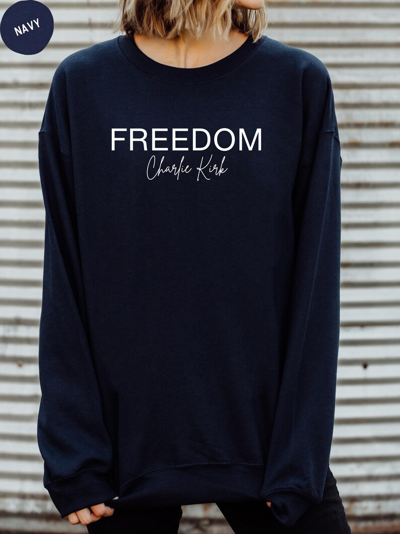Freedom Charlie Kirk Sweatshirt - Etsy