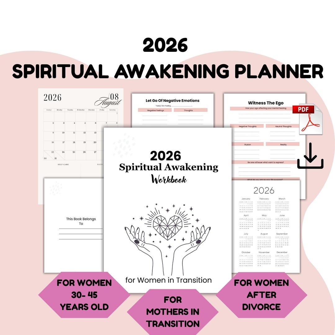 2026 Spiritual Awakening Workbook for Women in Transition – Guided ...