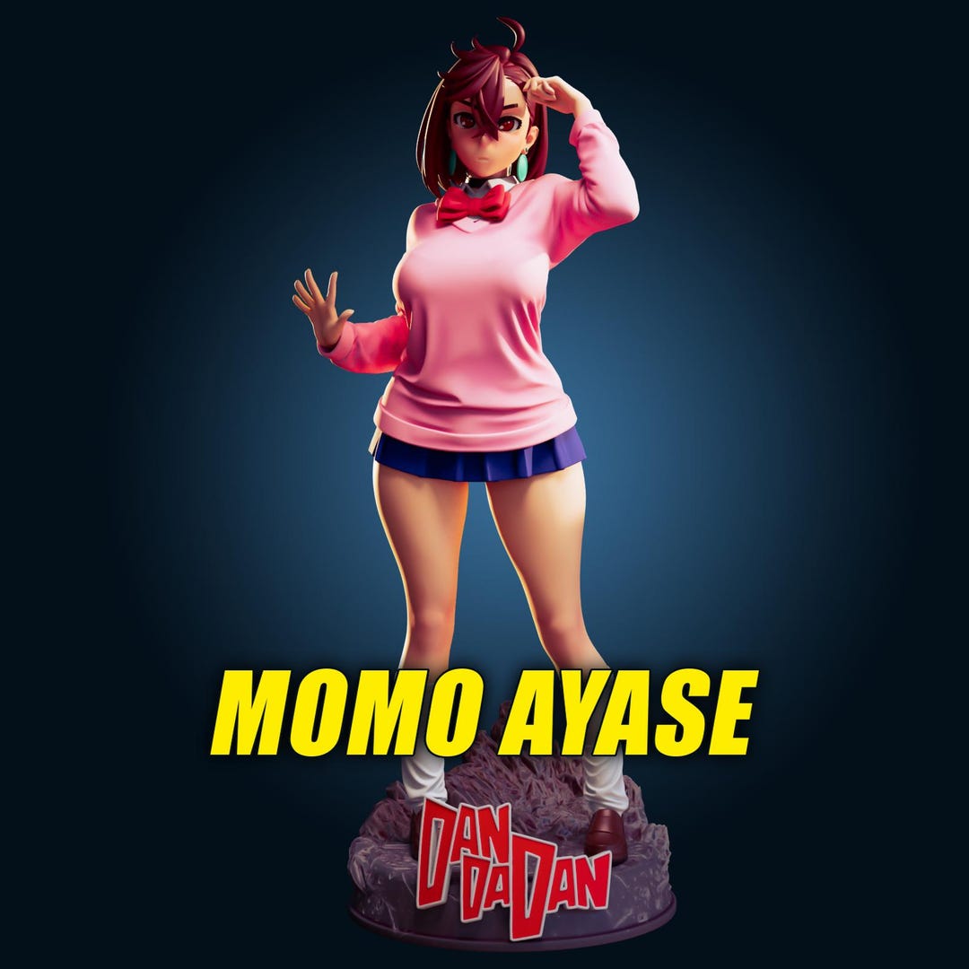 Momo Ayase Dan Da Dan Painted Adult Resin Statue 200mm - Etsy