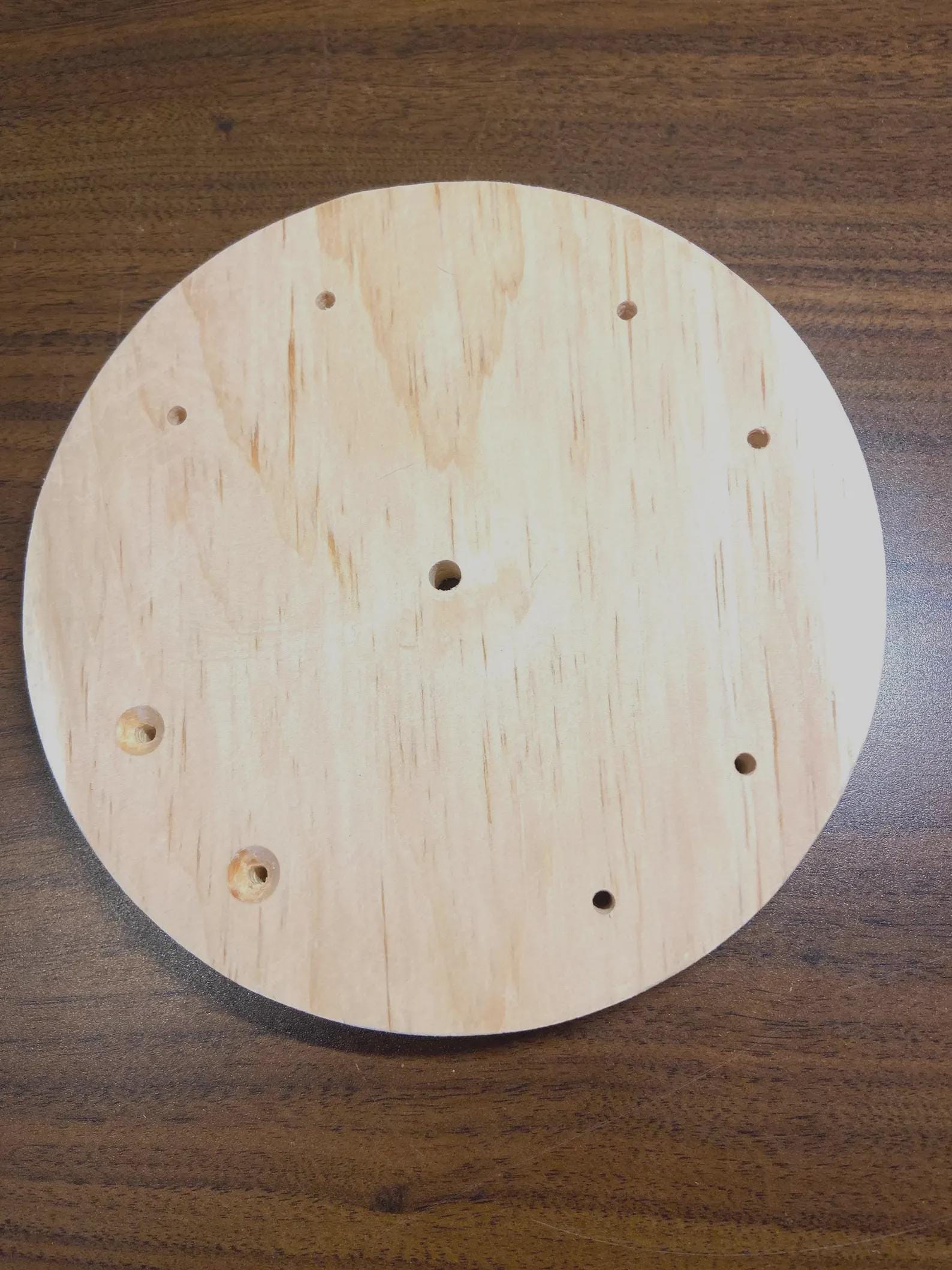 6 3/4" Replacement Wind Chime Head (top) Drilled and Sanded to Order ...