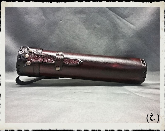 Scroll Case or Tube for Larp, Cosplay, Pagan, Steampunk or Theatre ...
