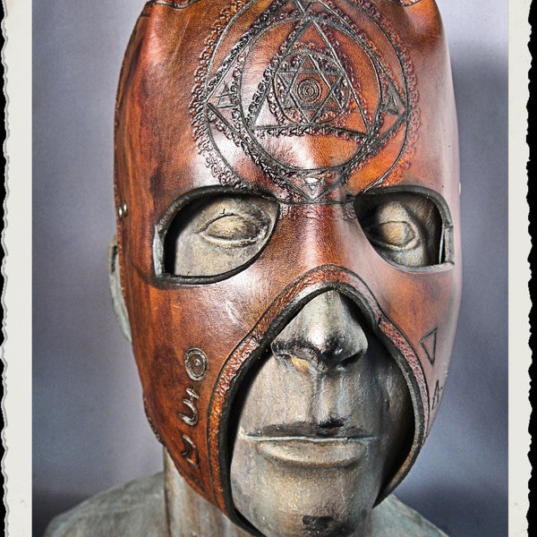 Leather Mask - Etsy