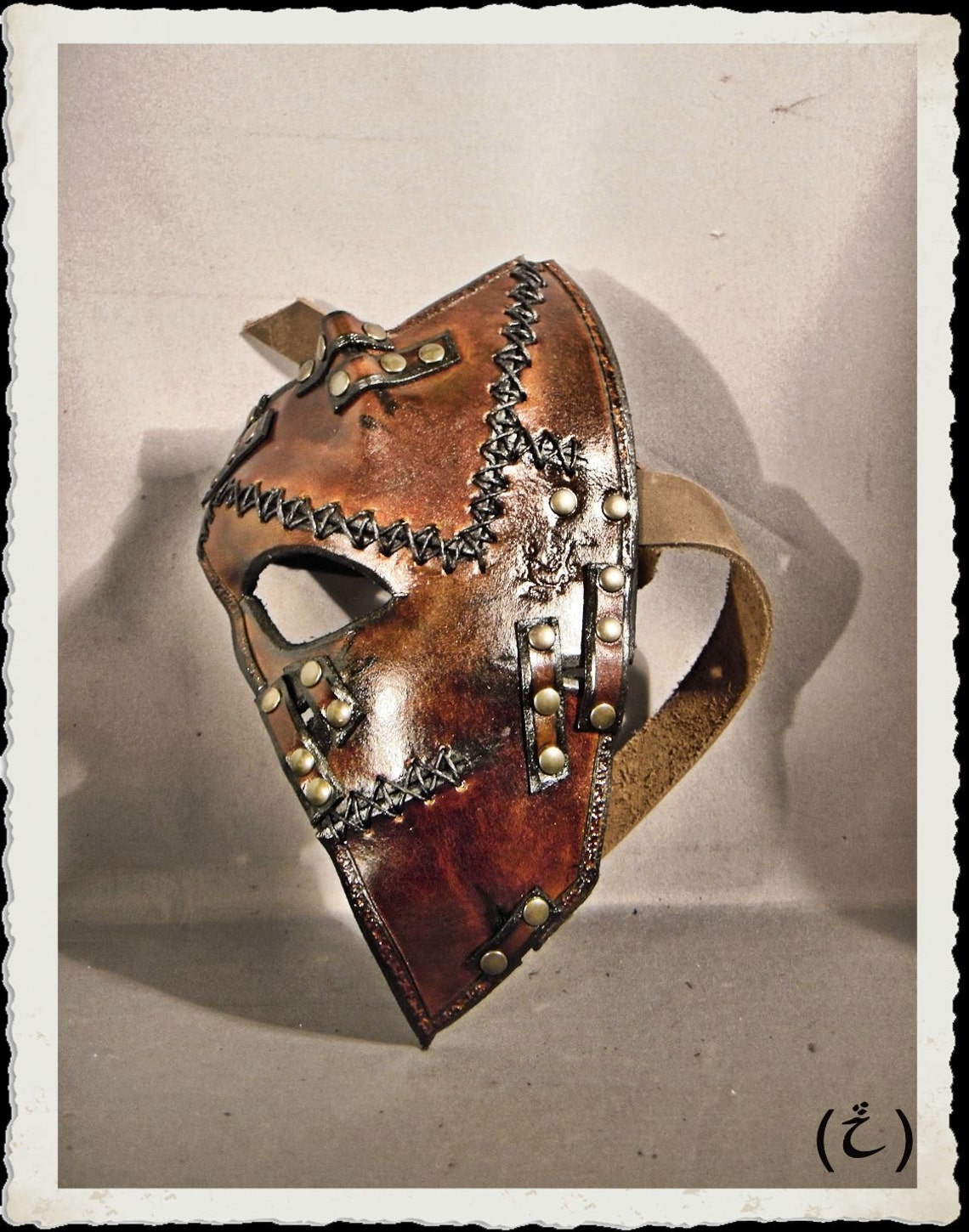 Leather Half Mask Wild - Etsy