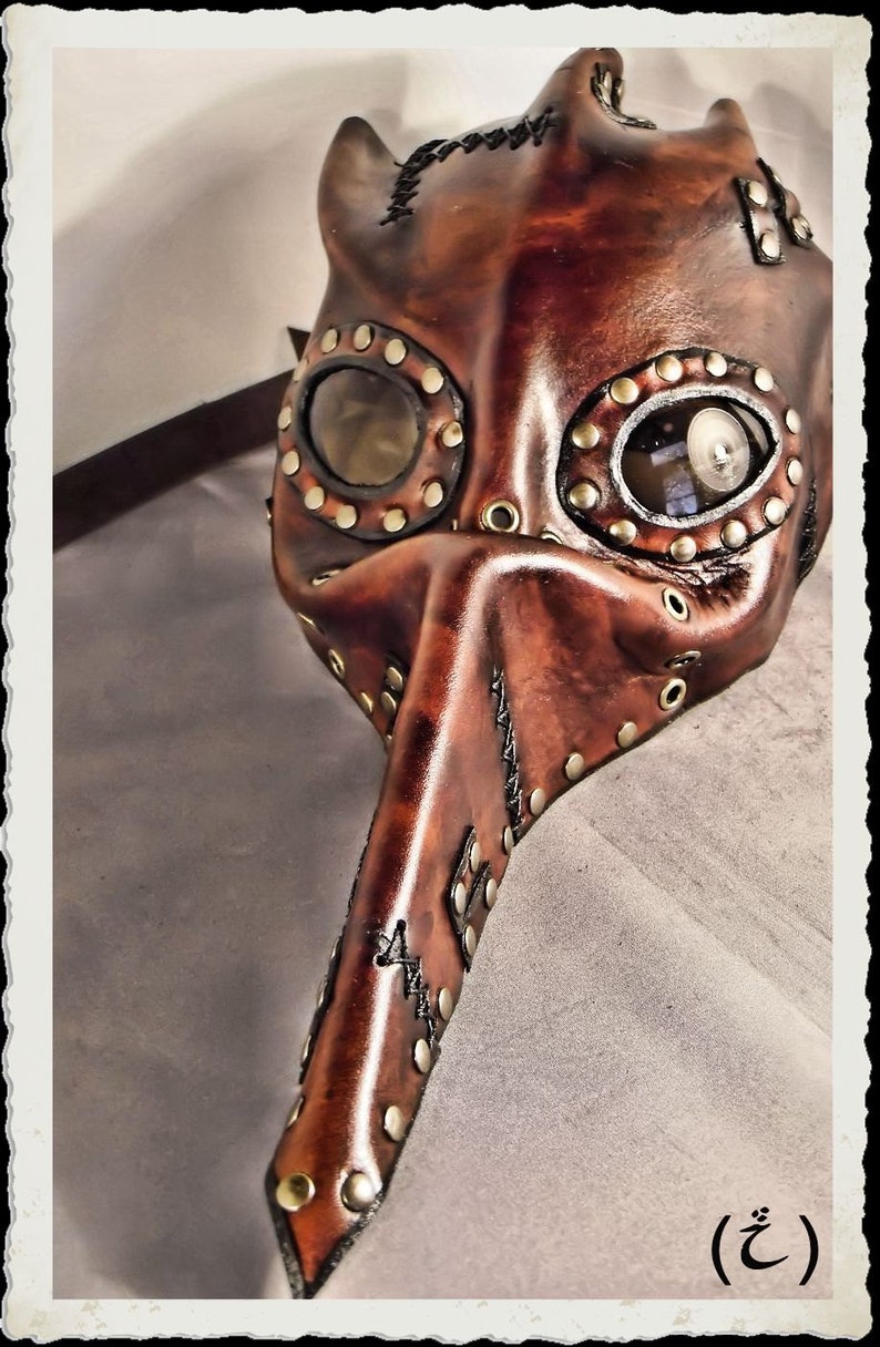 Wild Plague Doctor Leather Mask - Pestarzt - Steampunk - Etsy