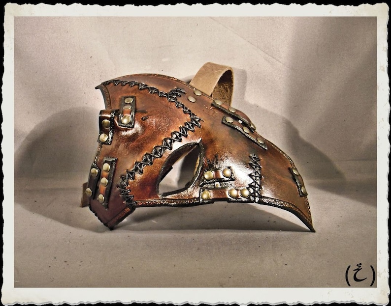 Leather Half Mask Wild - Etsy