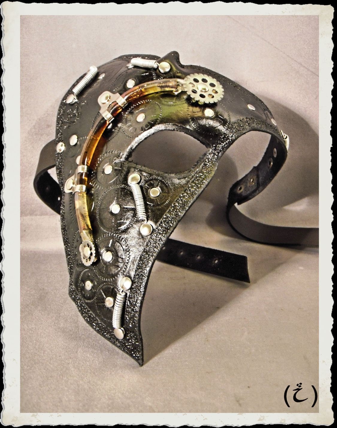 Black Half Mask Basic Black - Etsy