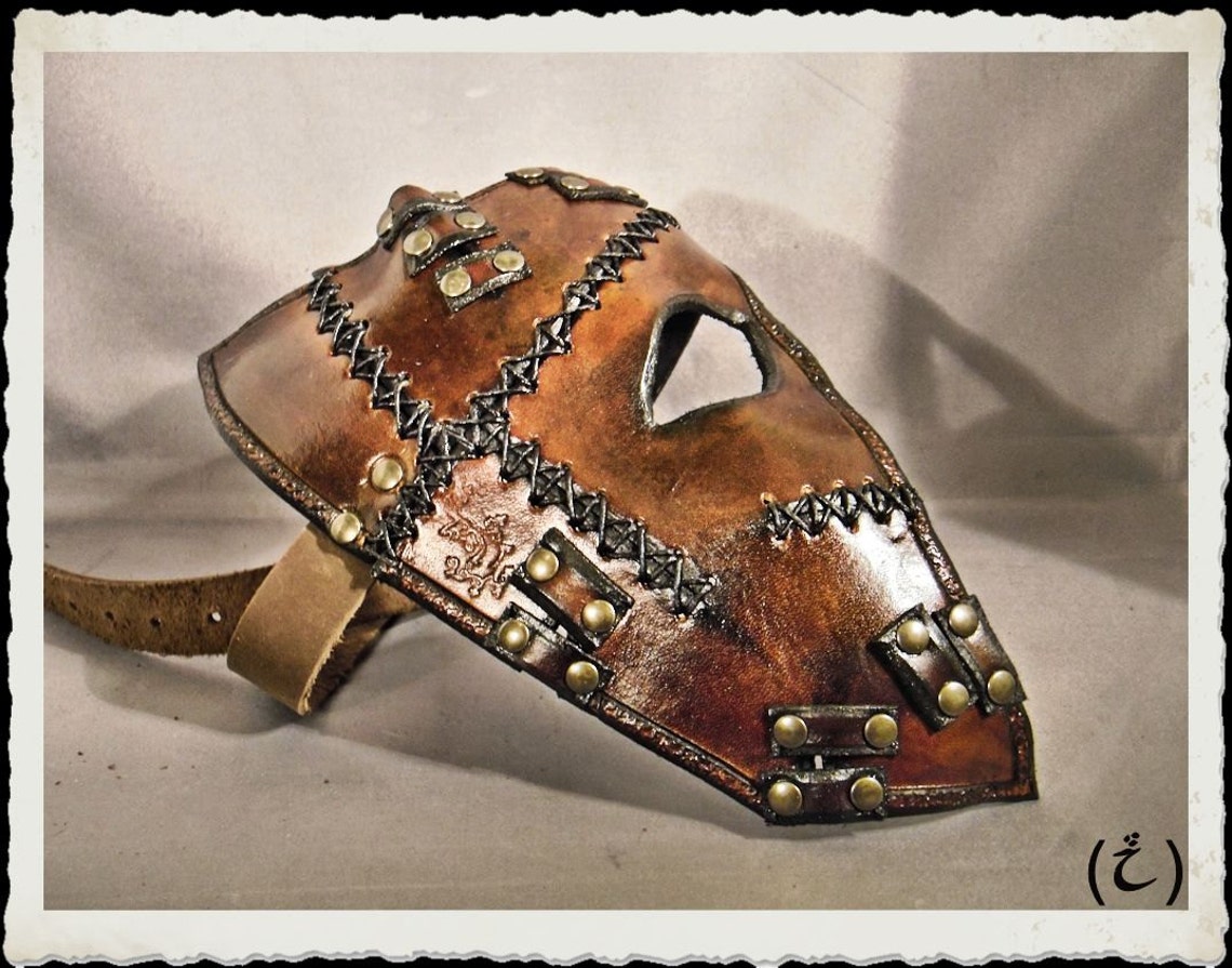 Leather Half Mask Wild - Etsy
