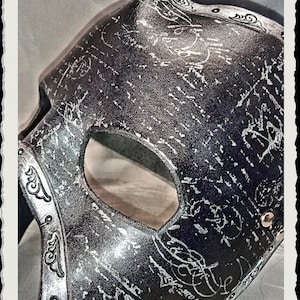Leather Mask - Whispers - Black - - Etsy