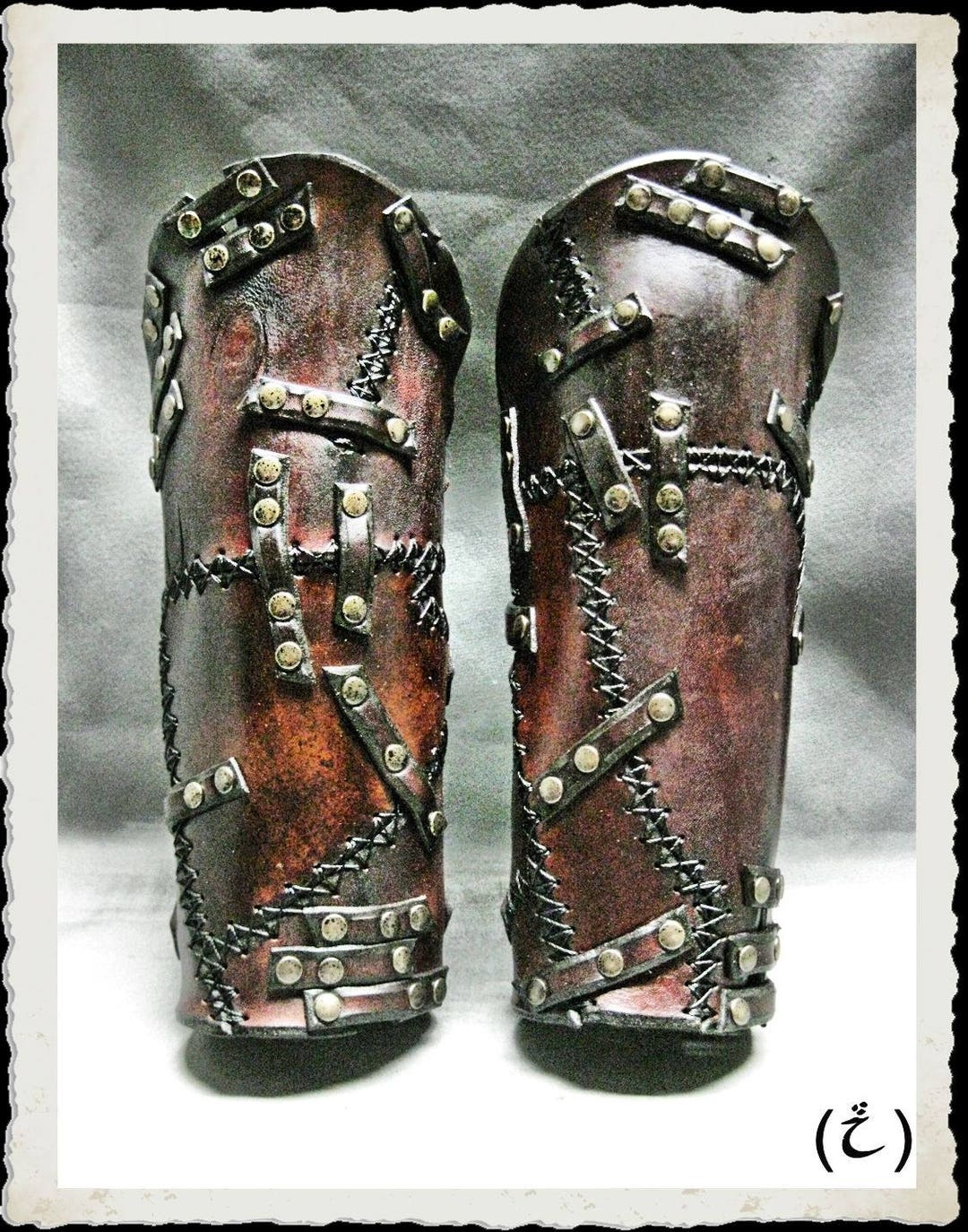 Leather Bracers Wild - Etsy