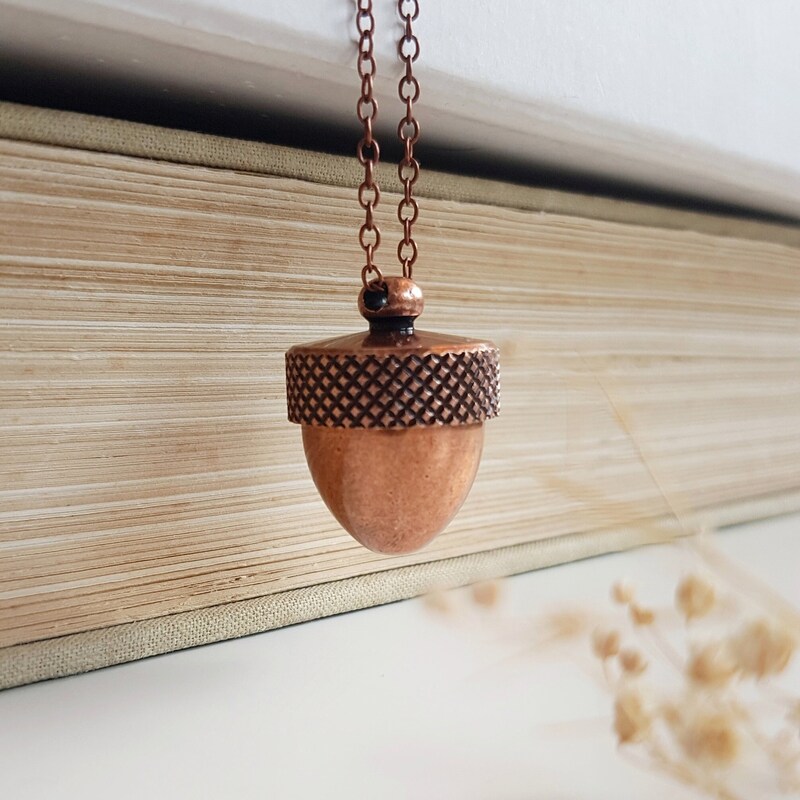 Acorn Locket - Etsy