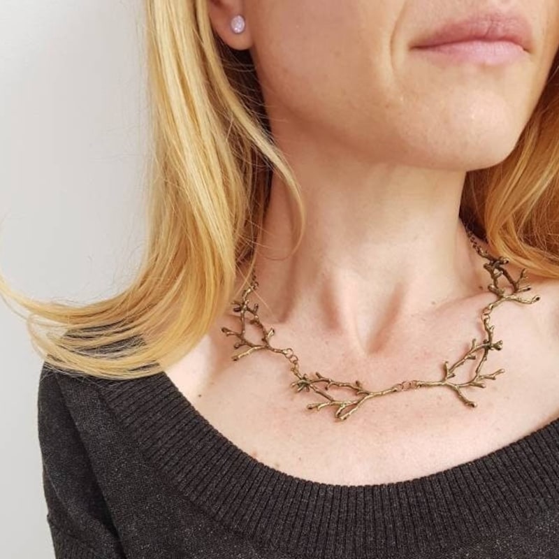 Branch Necklace - Etsy