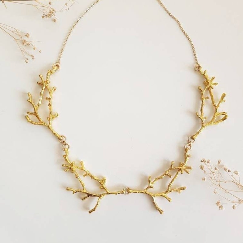 Branch Necklace - Etsy