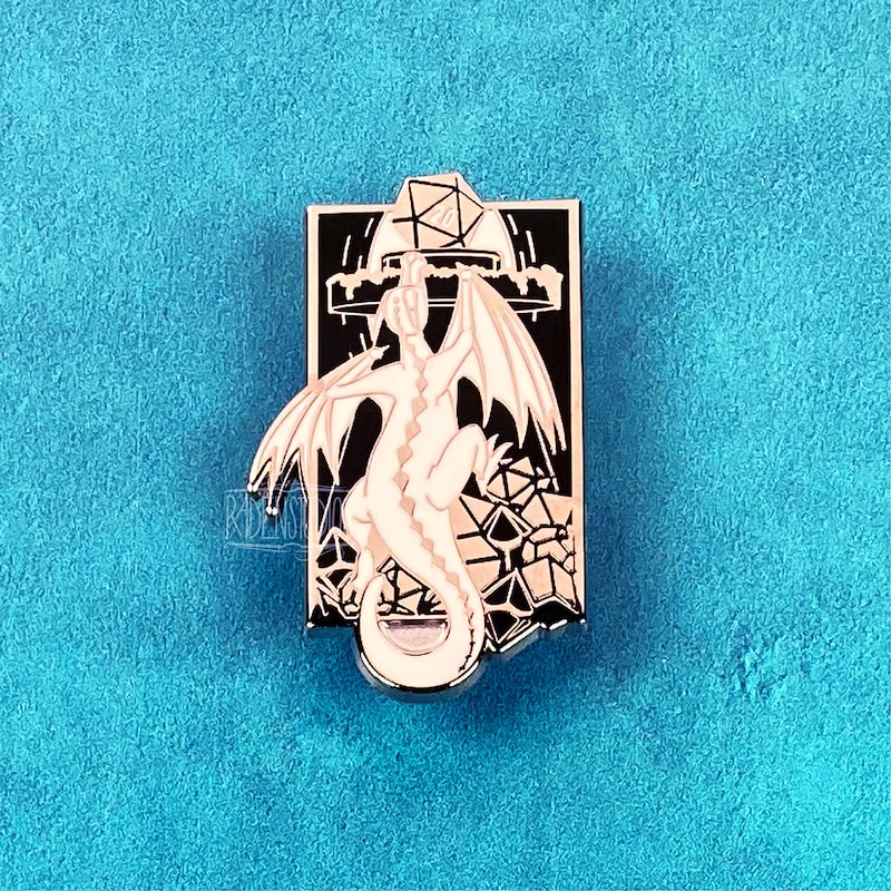 Dnd Enamel Pin - Etsy