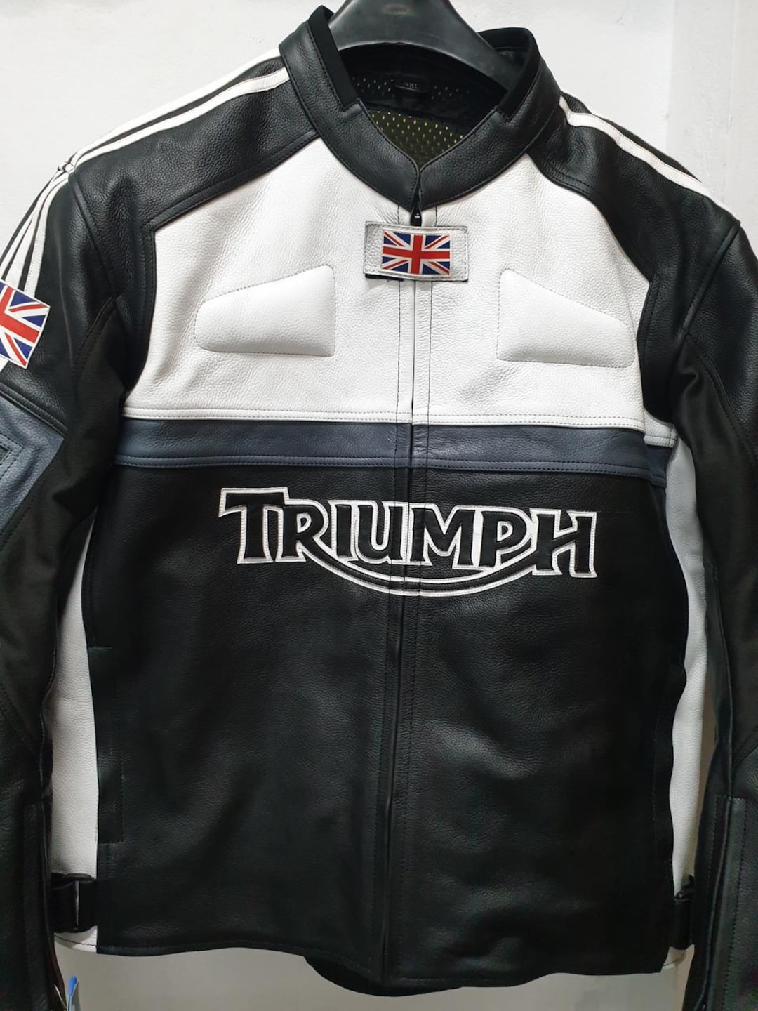 Motorbike Riding Leather Jacket Custom Made Leather Racing Jacket ...