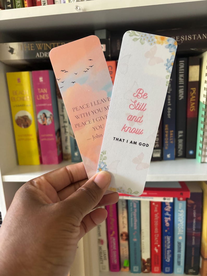 Faith Bookmarks | Bible Bookmarks | Peace Bookmarks | Scripture - Etsy