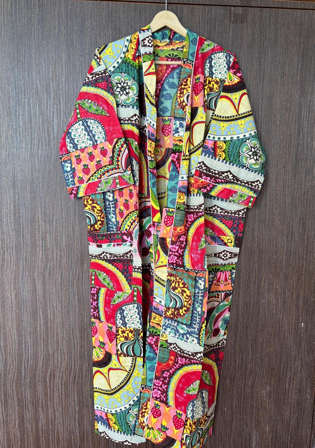 Kimono Robe, Dressing Gown, Vintage Style, 100% Cotton Kimono Robes ...