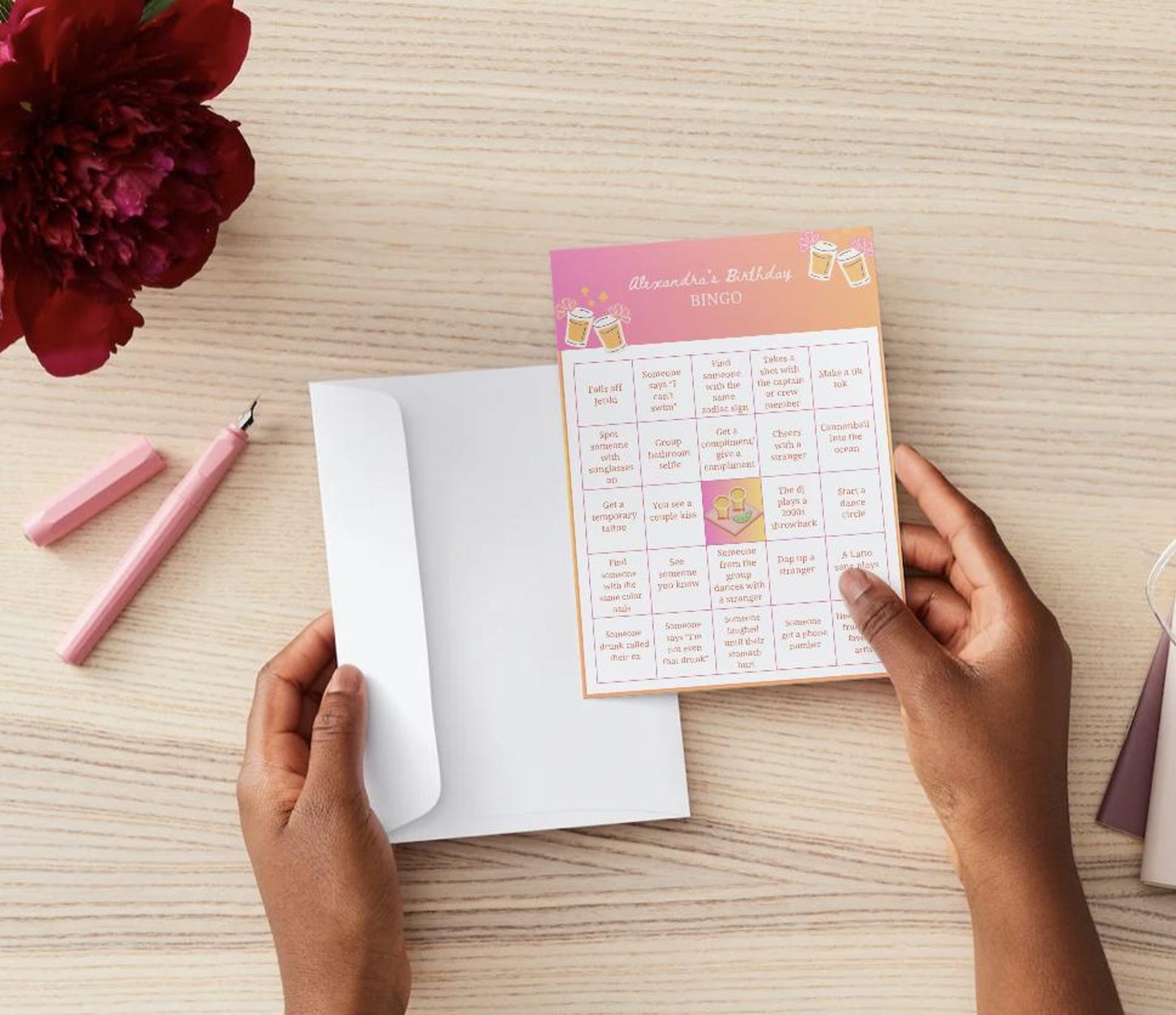 Custom Birthday Bar Hop Bingo: Editable Girls Night Out Party Game - Etsy